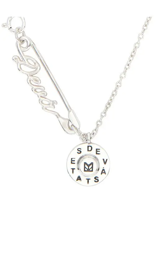 DEVA STATES X Maple Safety Pin Detail Necklace