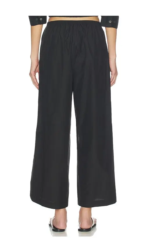 Theory Fluid Cropped Pants - Black