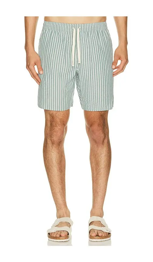 RHYTHM Seersucker Stripe Jam Short
