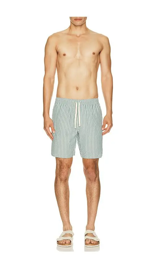 RHYTHM Seersucker Stripe Jam Short