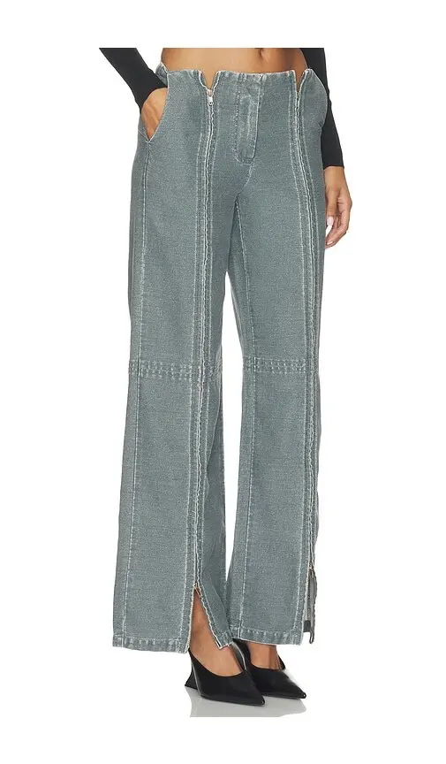 BY.DYLN Nyra Jeans With Zipper Detail