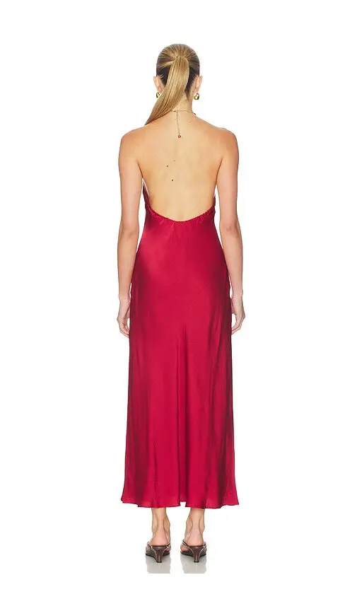 Cami Nyc Giulia Hammered Halter Dress