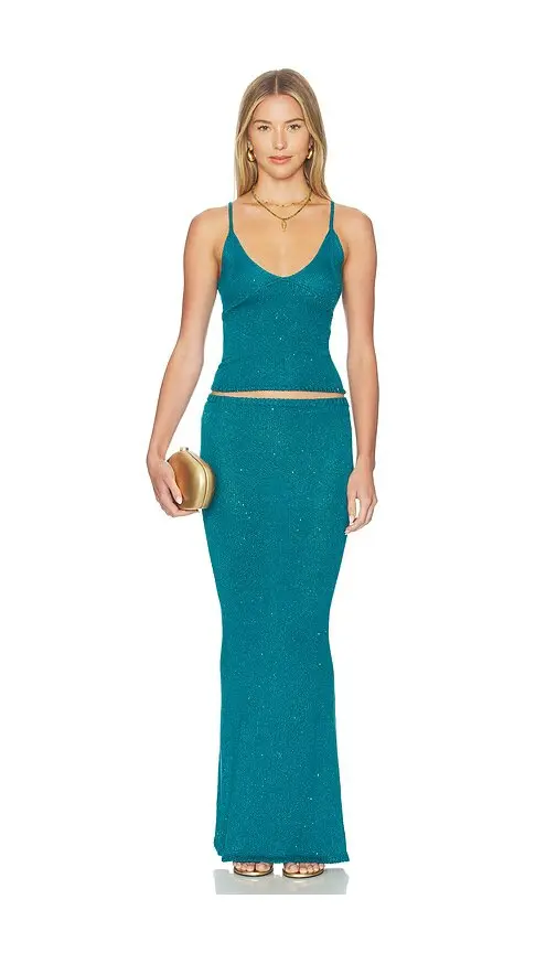 ASTA RESORT Carolina Camisole - Teal