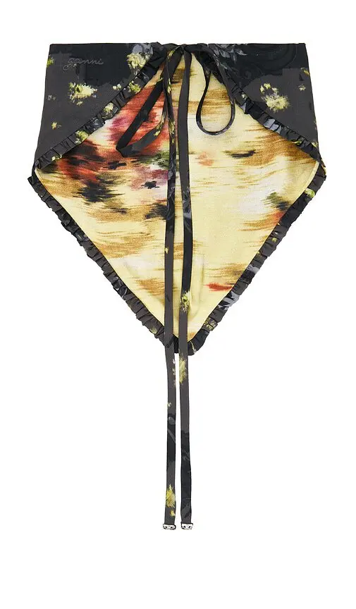 GANNI Silk Head Scarf