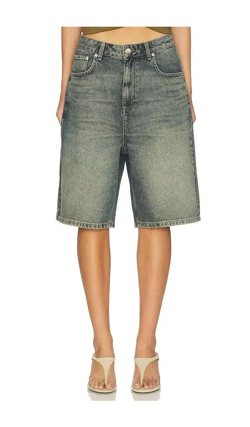 GESTUZ Susara High Waisted Denim Shorts