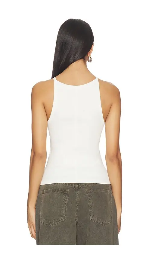 SLVRLAKE Fitted Rib Tank Top