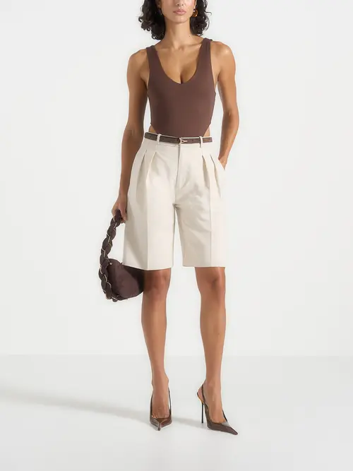 Manière De Voir Lorette Linen Shorts