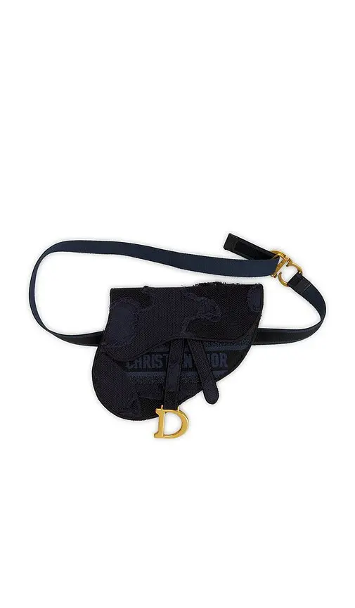 FWRD RENEW Dior Embroidered Saddle Belt Bag