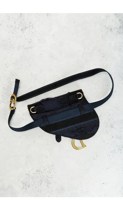 FWRD RENEW Dior Embroidered Saddle Belt Bag
