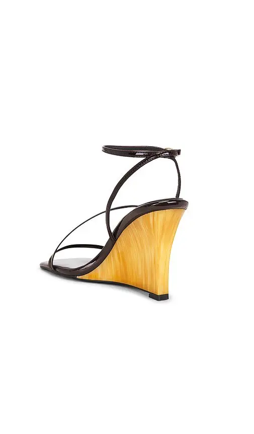 Jeffrey Campbell Wedge Sandal - Chocolate