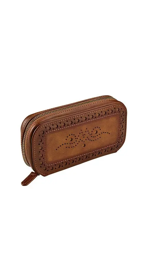 Wolf Brogue 2 Piece Watch Zip Case