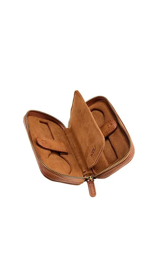 Wolf Brogue 2 Piece Watch Zip Case