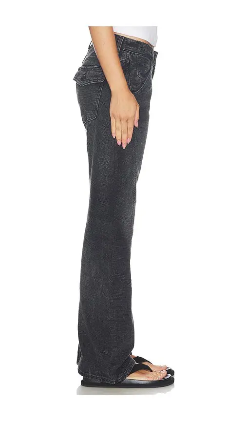 Free People X Revolve Highland Bowed Jean - Black
