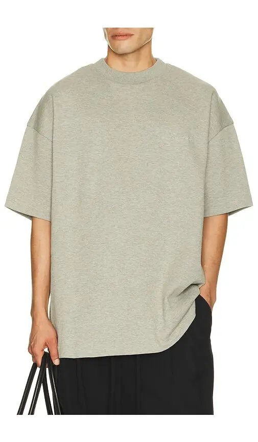 Fear Of God Signature 90's Short Sleeve Tee In . Also - Grey
