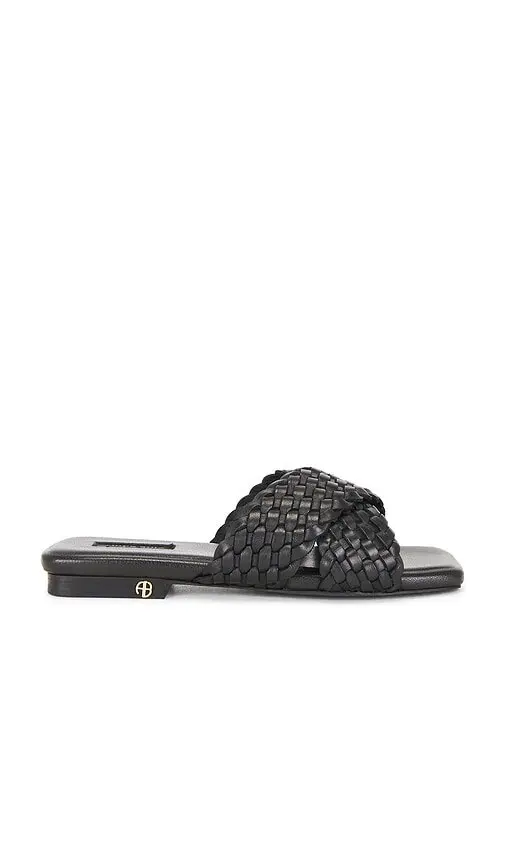 ANINE BING Ria Braided Slides
