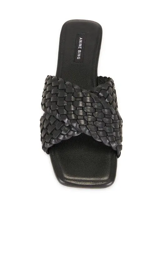 ANINE BING Ria Braided Slides