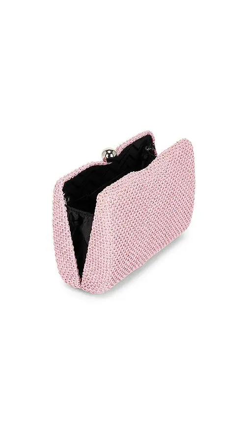 OLGA BERG Birdie Textural Top Handle Bag