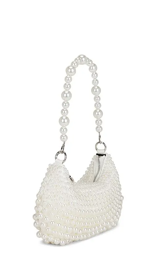 OLGA BERG Pia Pearl Croissant Bag