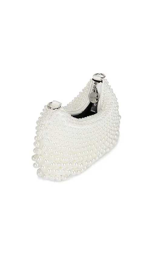 OLGA BERG Pia Pearl Croissant Bag
