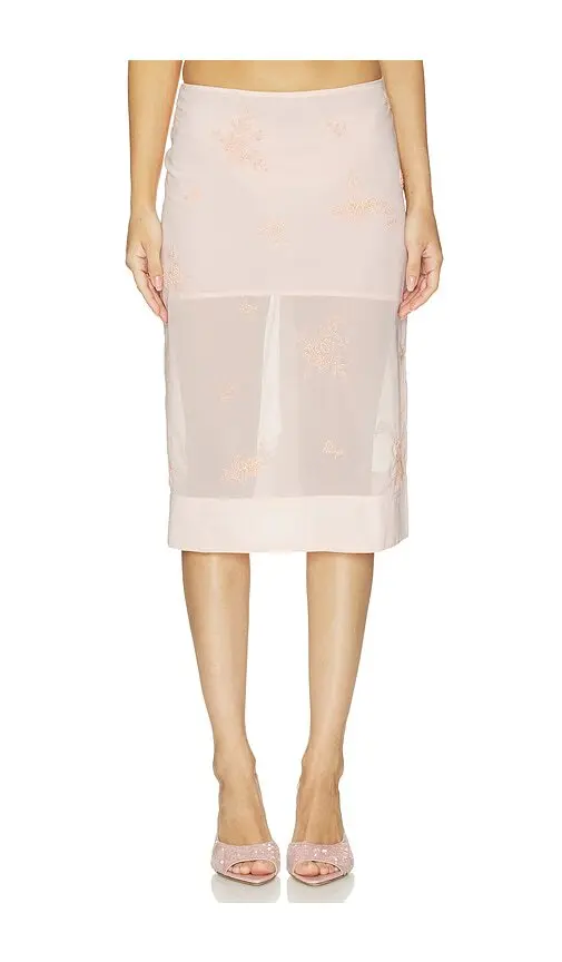 Lpa Midi Skirt - Pink