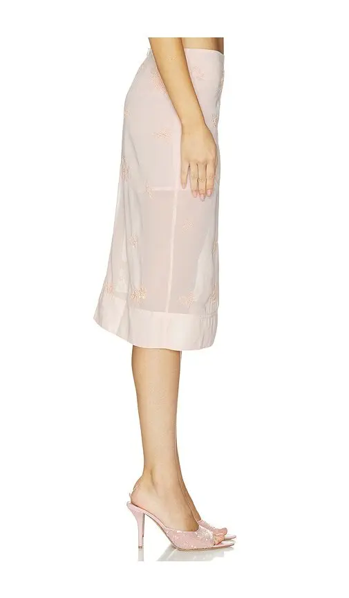 Lpa Midi Skirt - Pink