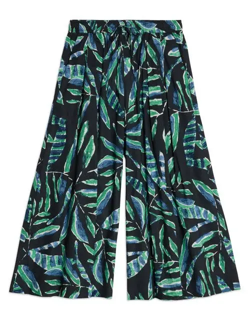 ALBARAY Painterly Palm Culottes