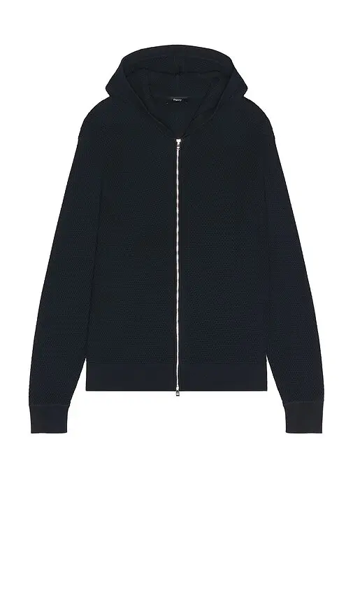 Theory Myhlo Full Zip Knit Hoodie