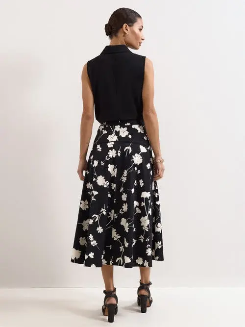 PHASE EIGHT Mavis Floral Skirt
