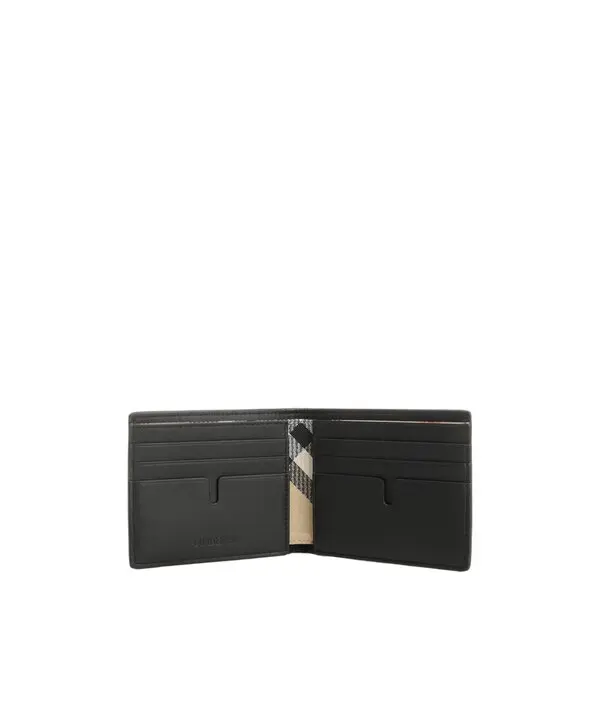 Burberry Logo Plaque Bifold Wallet