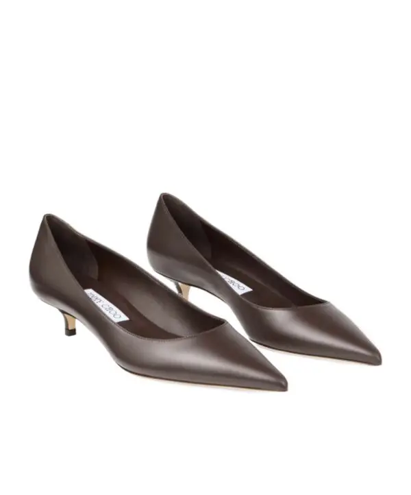 JIMMY CHOO Amelia Pumps - Chocolate