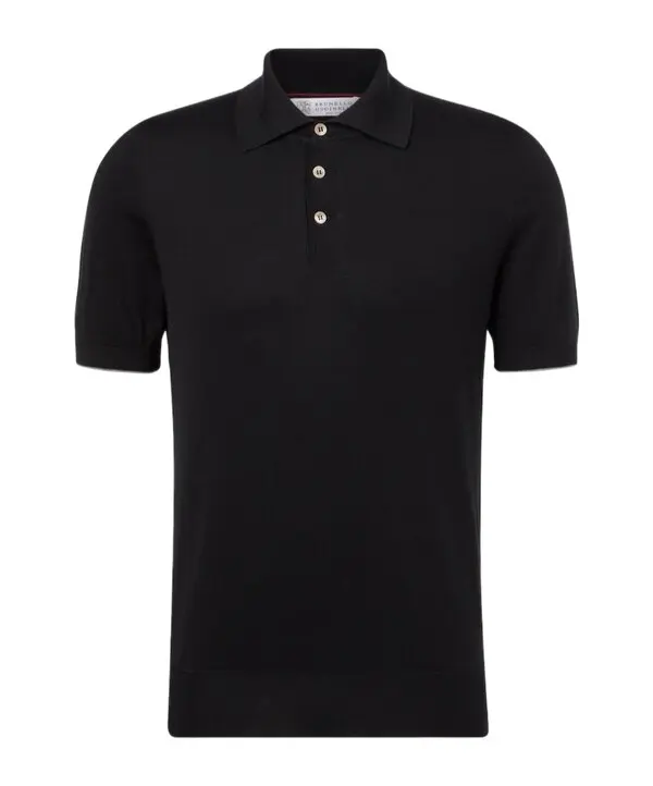 Brunello Cucinelli Cotton Pique Polo Shirt