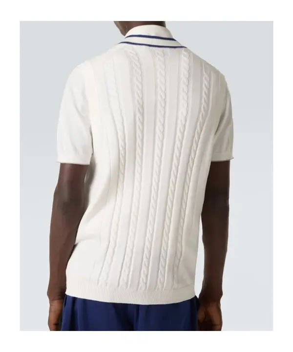 Brunello Cucinelli Cable-knit Embroidered Cotton Sweater Vest