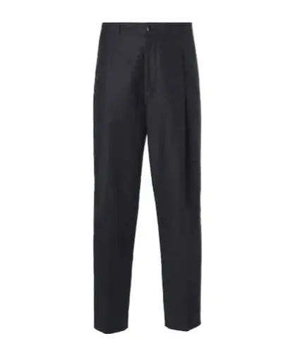 Brunello Cucinelli Panama Cotton And Linen Tapered Pants - Black