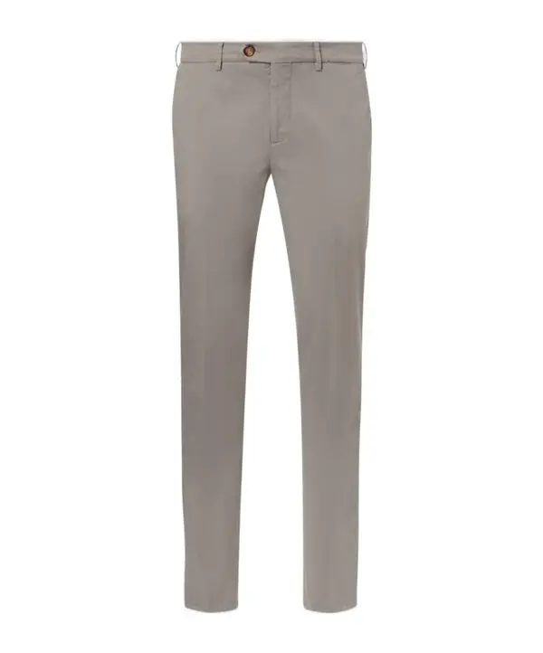 Brunello Cucinelli Cotton Slim Pants - Gray
