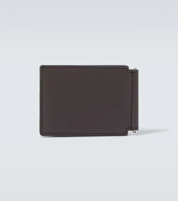 Brunello Cucinelli Logo Debossed Leather Wallet