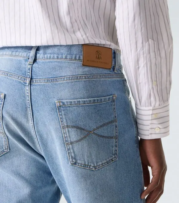 Brunello Cucinelli Mid-rise Straight Jeans