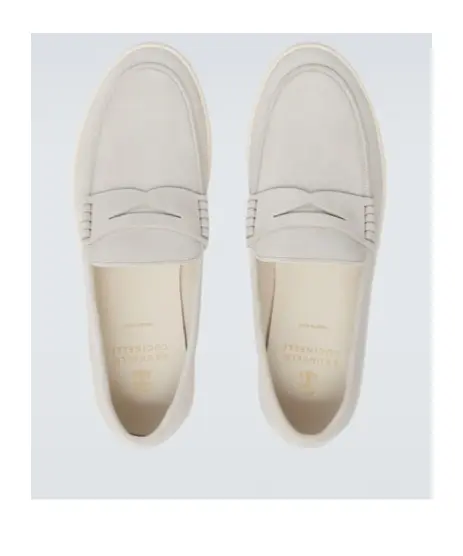 Brunello Cucinelli Suede Slip-on Sneakers