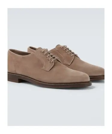 Brunello Cucinelli Suede Derby Shoes