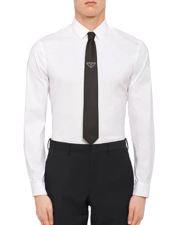Prada Triangle-logo Tie