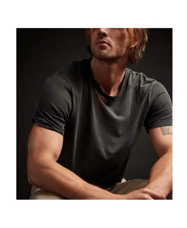 JAMES PERSE Clear Jersey Crewneck T-shirt