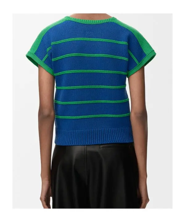Loewe Sleeveless Sweater In Cotton And Wool