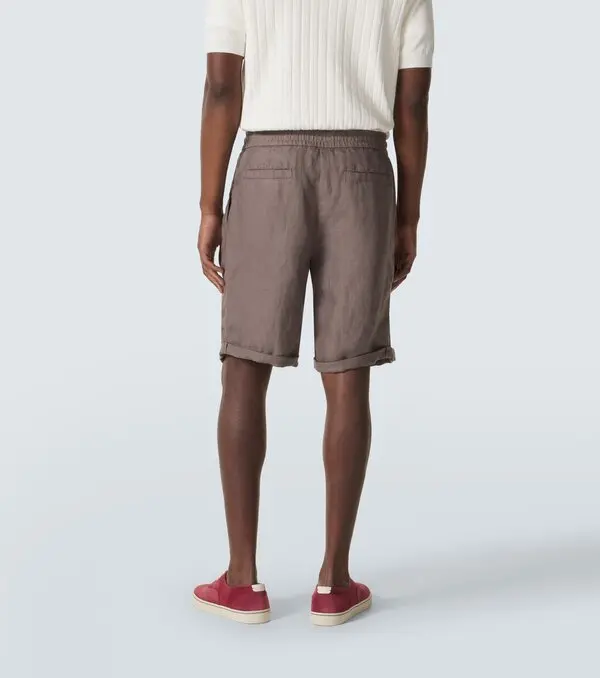 Brunello Cucinelli Linen Shorts