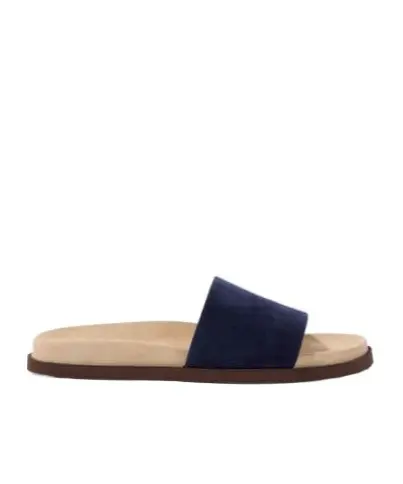 Brunello Cucinelli Suede Slides