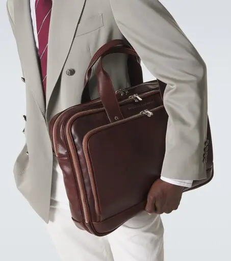Brunello Cucinelli Leather Briefcase