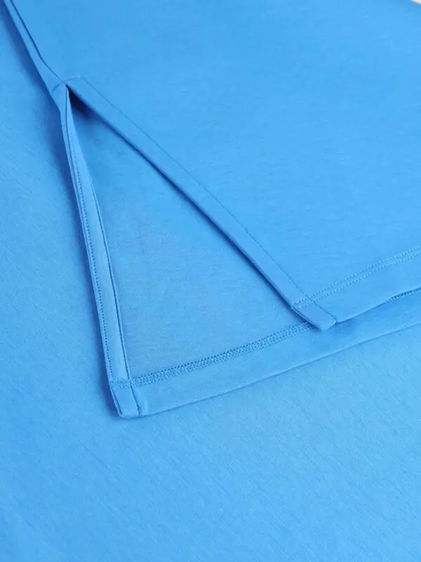 Loewe Asymmetrical T-shirt With Anagram Logo - Blue