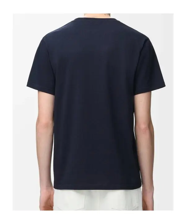 Loewe Anagram-embroidered T-shirt - Deep Navy