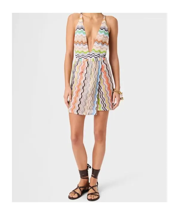 Missoni Mini Skirt In Pure Viscose