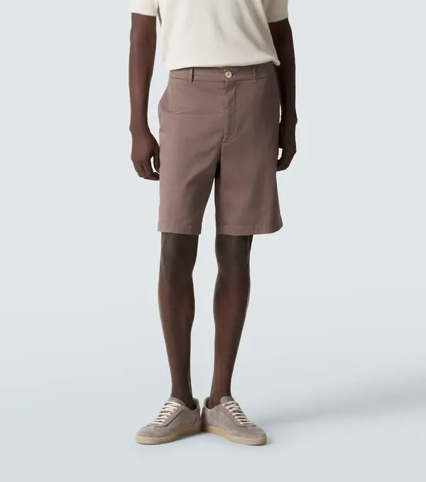 Brunello Cucinelli Cotton-blend Bermuda Shorts
