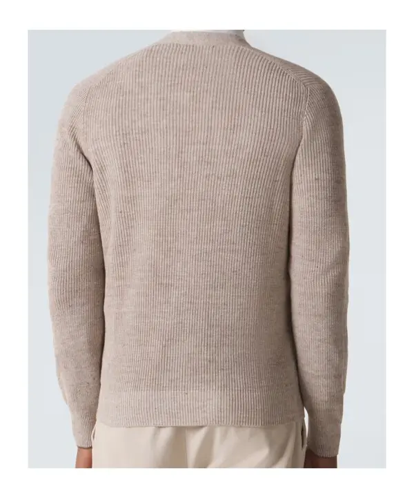 Brunello Cucinelli Ribbed-knit Linen And Cotton Cardigan