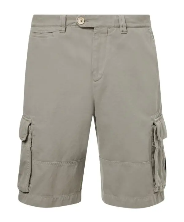 Brunello Cucinelli Cotton Cargo Shorts